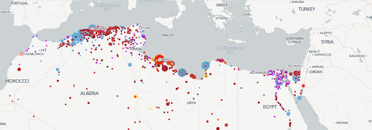 ACLED Data Visualisation | Interactive Map Case Study
